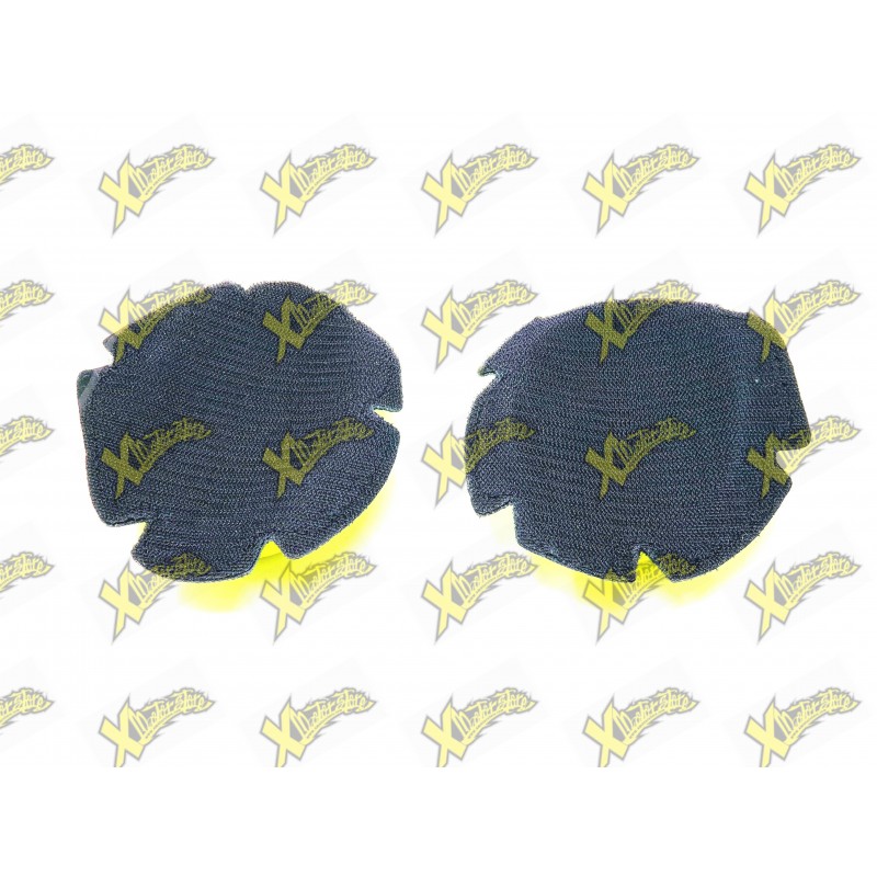 Fluo yellow motorcycle sliders