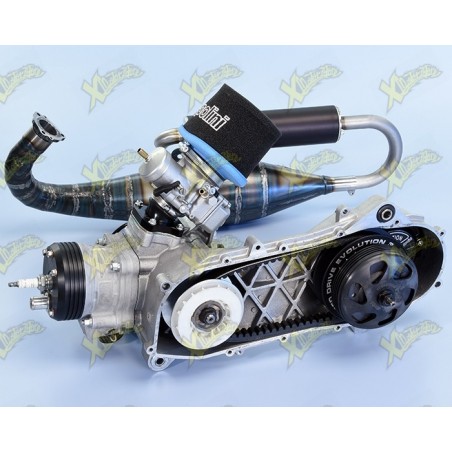 Polini evolution 100cc engine pre2 prepared for drum brake 050.0956