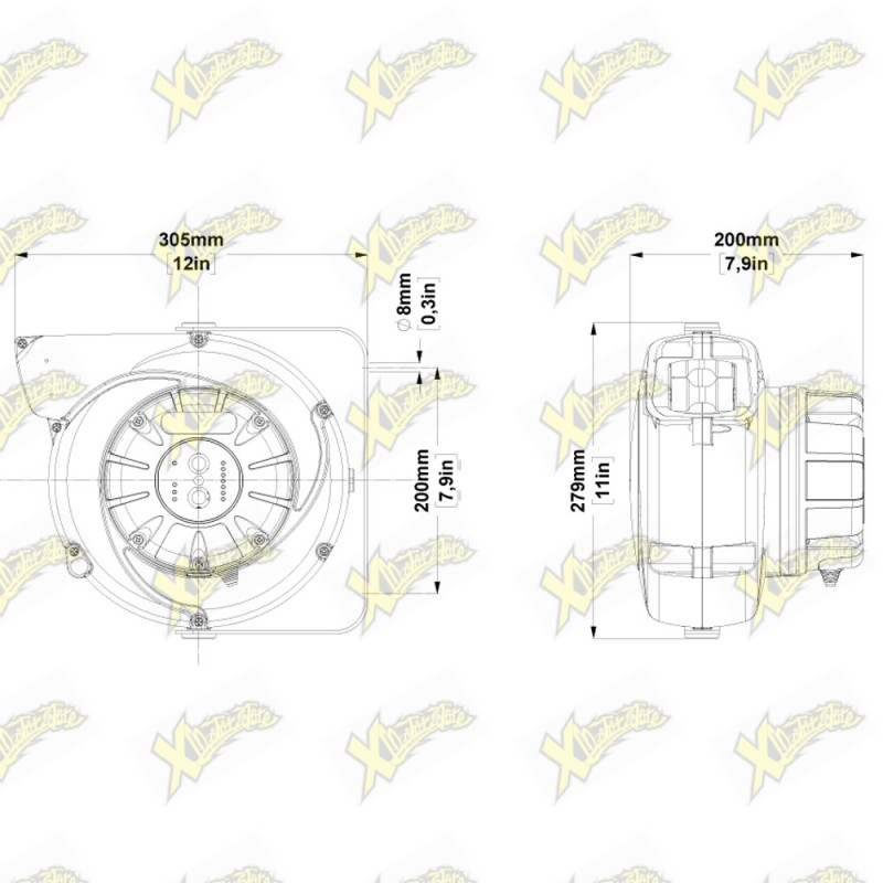 EV2162WB electric car charging cable winder