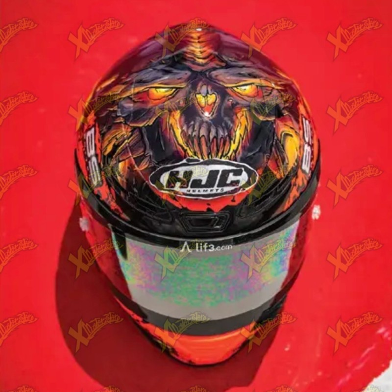 Helmet Hjc Rpha 12 Diablo Blizzard Graphic