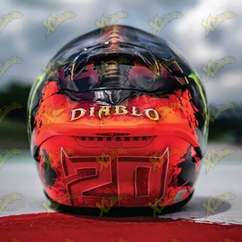 Helmet Hjc Rpha 12 Diablo Blizzard Graphic