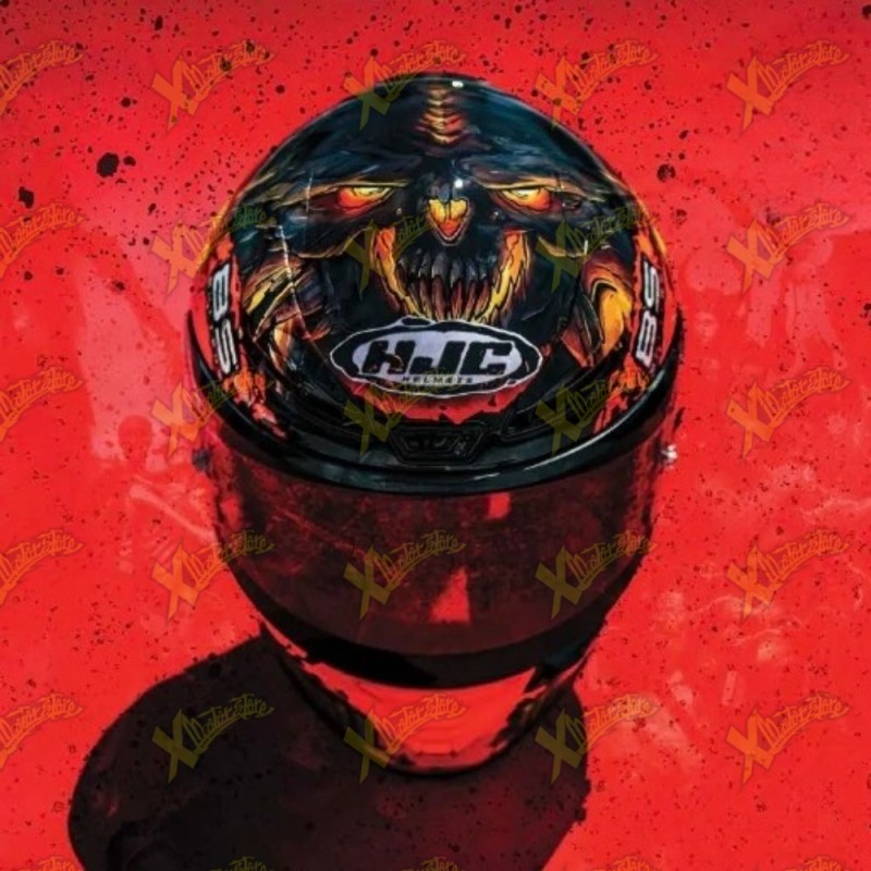 Helmet Hjc Rpha 12 Diablo Blizzard Graphic