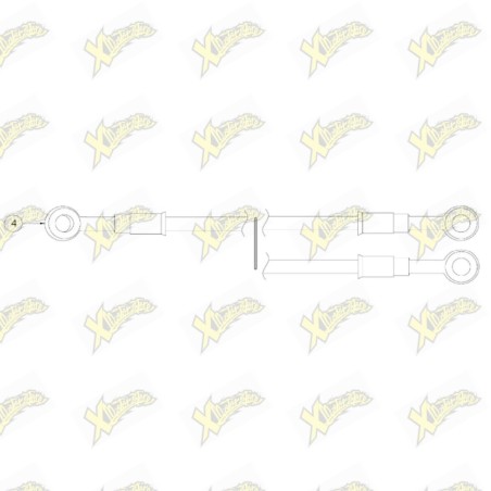 Ohvale Front brake tube - DD version 01.IF.0202.L