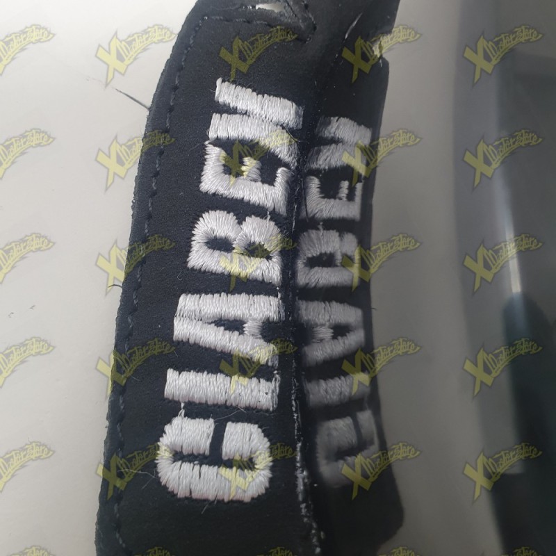 Black motorcycle sliders