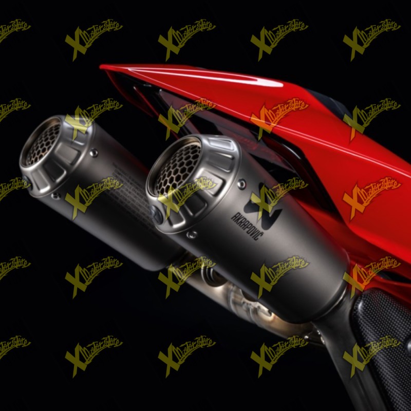 Akrapovic Full Titanium Exhaust (High) for Ducati Panigale V4/S 2025 ...