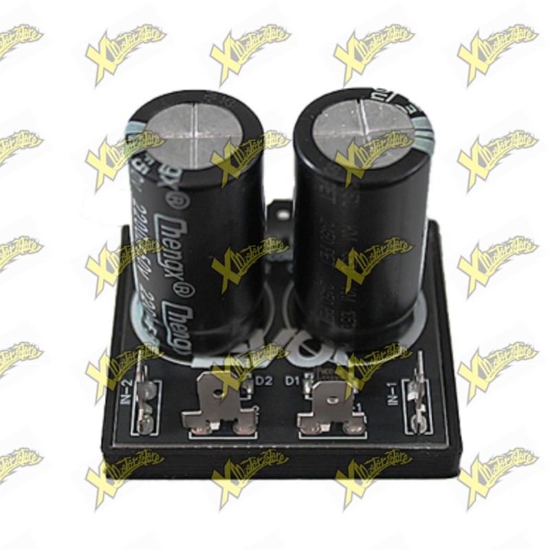 EVOK Iron LED Chrome Front Headlight with Angel Eyes Plug&Play Vespa HP ...